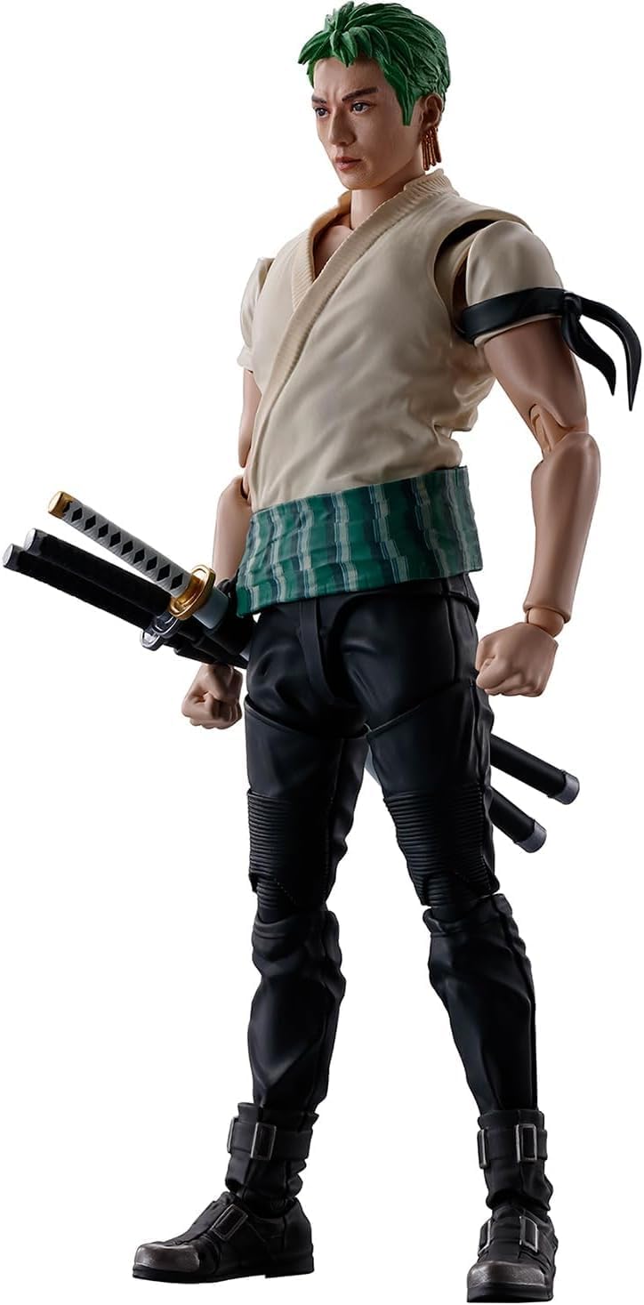 One Piece (A Netflix Series) S.H.Figuarts Roronoa Zoro Action Figure ...
