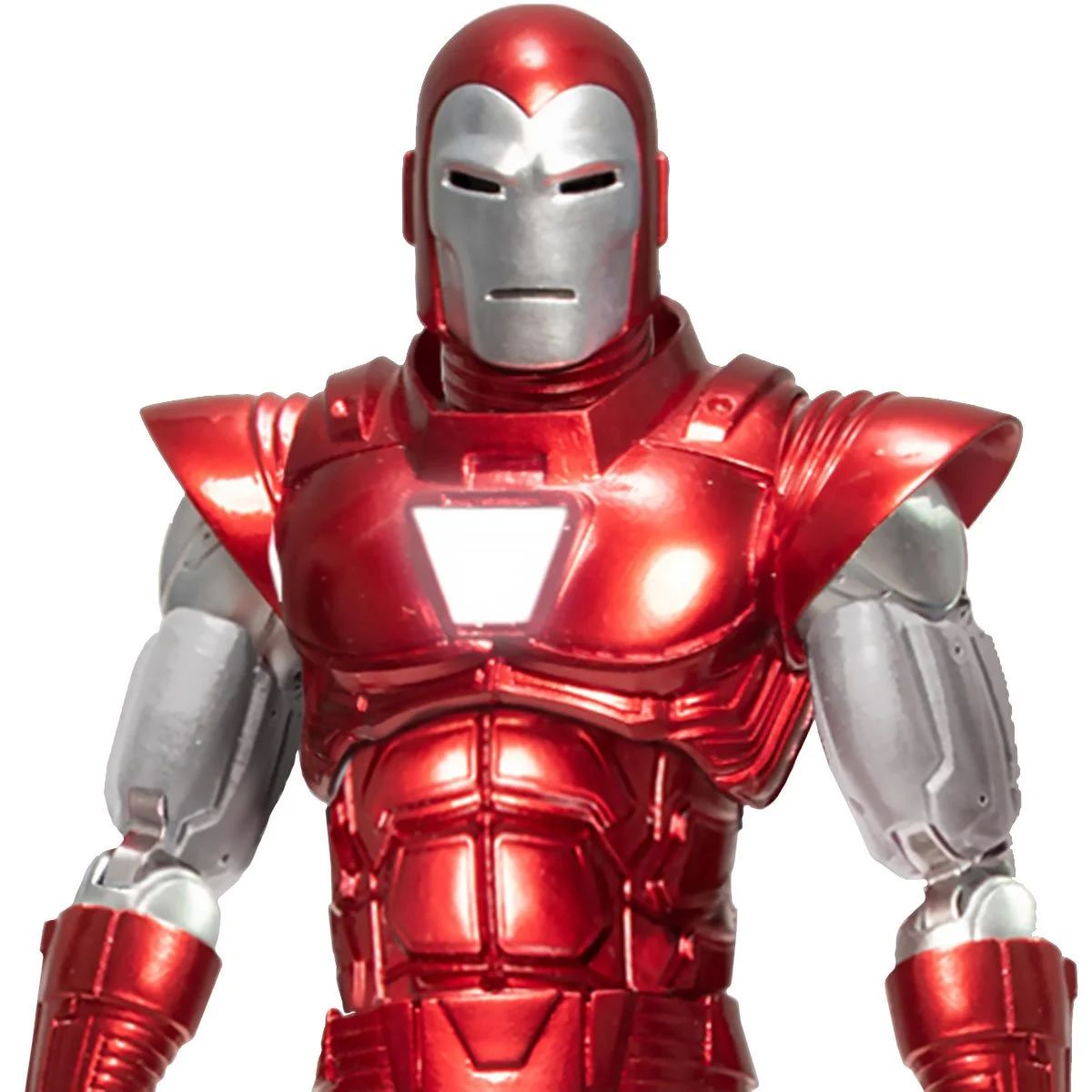 Mezco Iron Man: Silver Centurion Edition One:12 Collective Action Figu ...